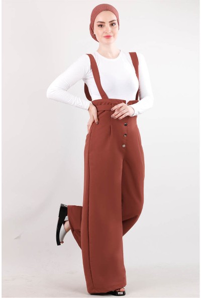 Zülays Bol Paça Salopet Kiremit