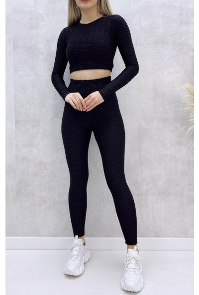 Trendus Fashion Petek Desen Toparlayıcı Spor TAKIM30CM90CM