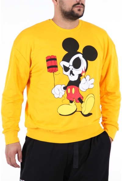 Outcast Unisex Sarı Sweatshirt