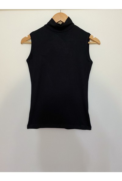 Betimoda Kadın Sıfır Kollu Yarım Balıkçı Yaka