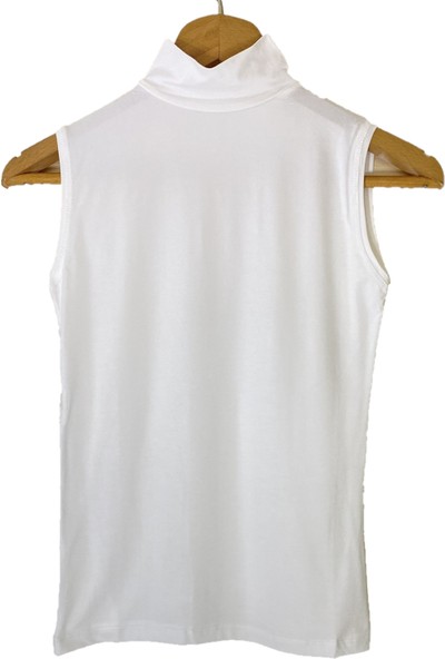 Betimoda Kadın Sıfır Kollu Yarım Balıkçı Yaka