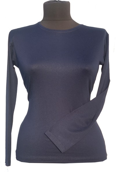 Betimoda Kadın Uzun Kollu Bisiklet Yaka Body