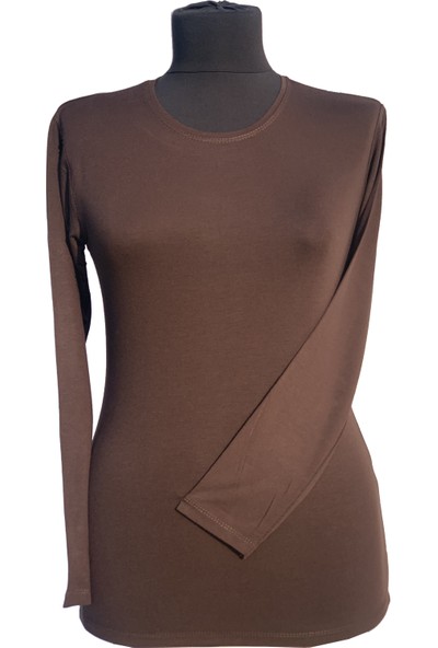 Betimoda Kadın Uzun Kollu Bisiklet Yaka Body