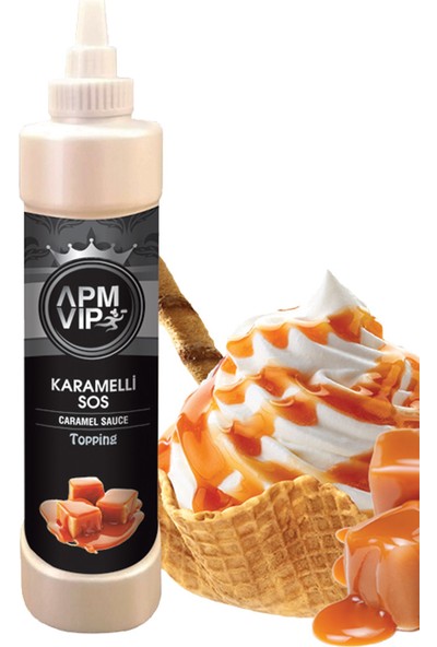 Apm Karamelli Vıp Topping Sos 1 kg Apm Karamelli Vıp Topping Sos 1 kg
