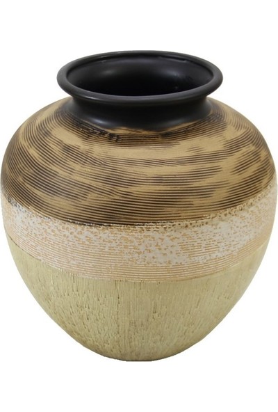 Gardenonya Dekoratif Special Tombul Vazo Seramik