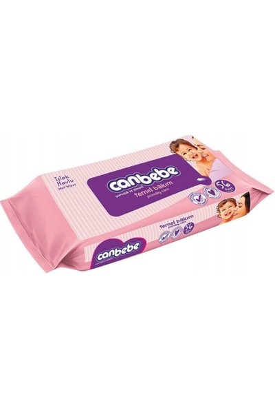 Canbebe Islak Havlu Temel Bakım 56'lı Canbebe Islak Havlu Temel Bakım 56'lı