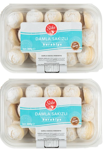 Söke Damla Sakızlı Kurabiye - 300 gr x 2'li