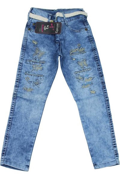 Egecan Jeans Wear Egecan Kız Çocuk Kot Pantolon/lacivert/3 Yaş