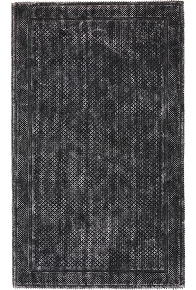 Atölye Alize Vintage Serisi Pamuklu Kilim | Antrasit