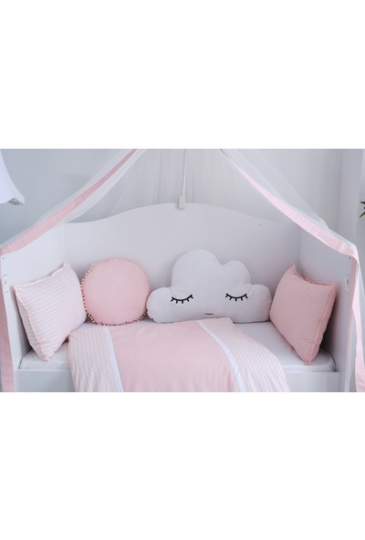 Soft Baby Poli Pink Beşik Uyku Seti Soft Baby Poli Pink Beşik Uyku Seti