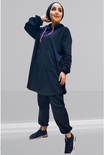 Cng Moda Tesettür Fosforlu Eşofman Takımı