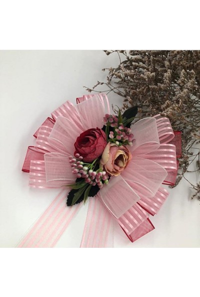 Ecrin Tuhafiye Hobi Kırmızı Bohça Süsü