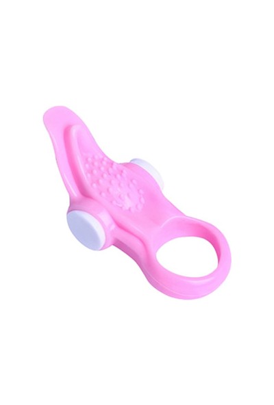 Pretty Love Özel Tasarım Güçlü Titreşimli Silikon Esnek Penis Halkası