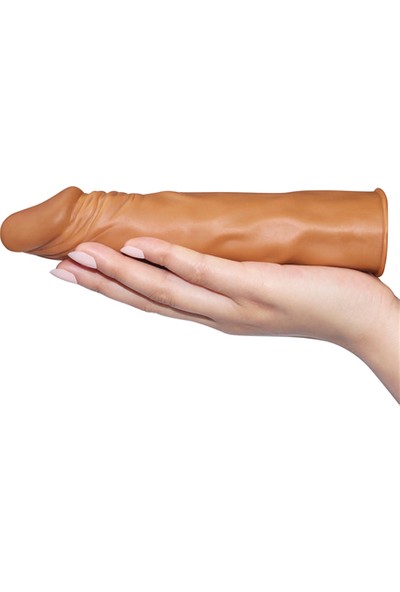 Pretty Love Realistik 5 cm Uzatmalı Penis Kılıfı Soft Esnek Prezervatif Dildo Pretty Love Realistik 5 cm Uzatmalı Penis Kılıfı Soft Esnek Prezervatif Dildo