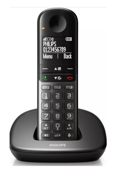 Philips XL4901DS Geniş Büyük Ekranlı Telsiz Telefon Siyah Philips XL4901DS Geniş Büyük Ekranlı Telsiz Telefon Siyah