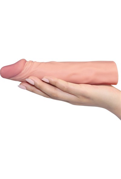 Pretty Love X-Tra 5 cm Dolgulu Realistik Prezervatif Uzatmalı Penis Kılıfı