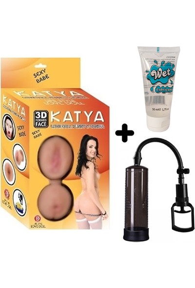Pretty Love Katya Saçlı Titreşimli Realistik Şişme Manken + Penis Pompası+Jel Pretty Love Katya Saçlı Titreşimli Realistik Şişme Manken + Penis Pompası+Jel