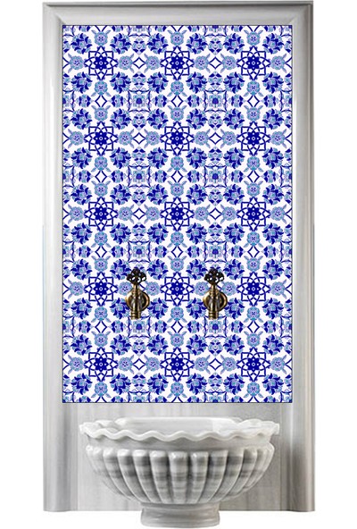 Armada Çini 60X100 cm Ac 10 Selçuk Serigraf Türk Hamamı Pano Armada Çini 60X100 cm Ac 10 Selçuk Serigraf Türk Hamamı Pano