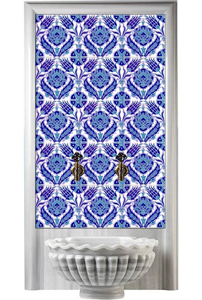 Armada Çini 60x100 Cm Ac 54 Lale Serigraf Türk Hamamı Pano Armada Çini 60x100 Cm Ac 54 Lale Serigraf Türk Hamamı Pano