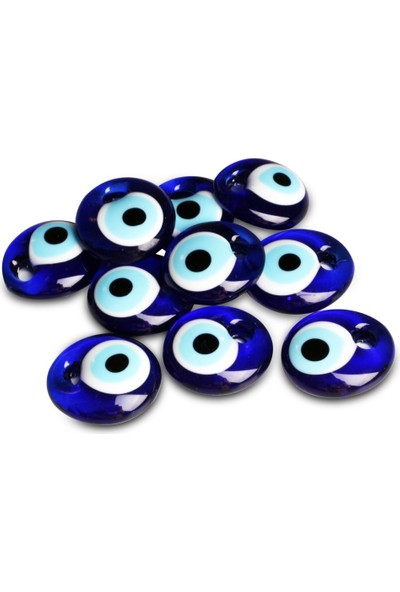 Lira 10 Adet Ağaç Süsleme Dekor Süsleme Cam Nazar Boncuğu Lira 10 Adet Ağaç Süsleme Dekor Süsleme Cam Nazar Boncuğu