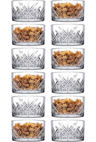 Paşabahçe 12'li Timeless Çerezlik Kase 225 cc. PB12X530040