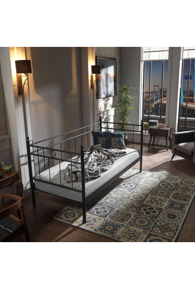 Unimet Alpas Daybed Tek Kişilik Metal Karyola 90x200 Unimet Alpas Daybed Tek Kişilik Metal Karyola 90x200