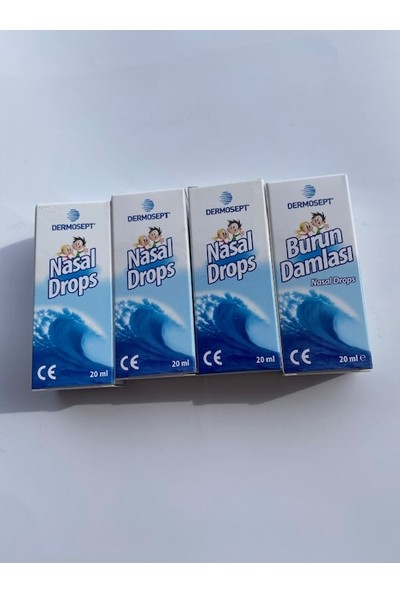 Dermosept Burun Damlası 20 ml 4'lü Dermosept Burun Damlası 20 ml 4'lü