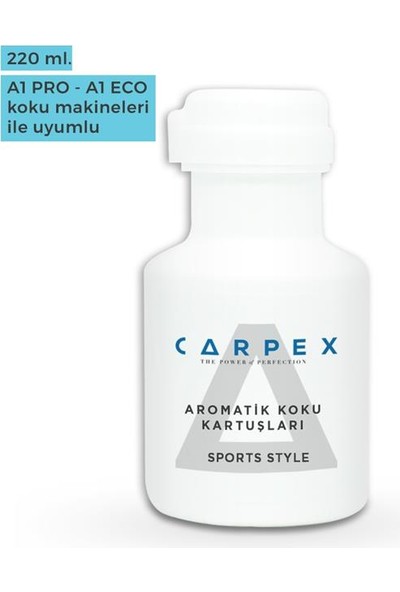 Carpex Sport Style Geniş Alan Koku Cihazı Kartuşu 220 Ml Carpex Sport Style Geniş Alan Koku Cihazı Kartuşu 220 Ml