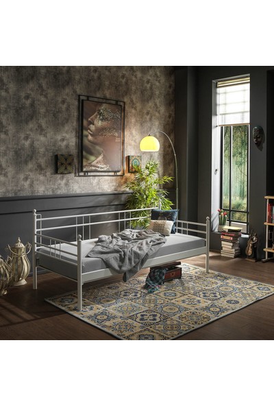 Unimet Manyas Daybed Tek Kişilik Karyola 90x200 Beyaz Unimet Manyas Daybed Tek Kişilik Karyola 90x200 Beyaz