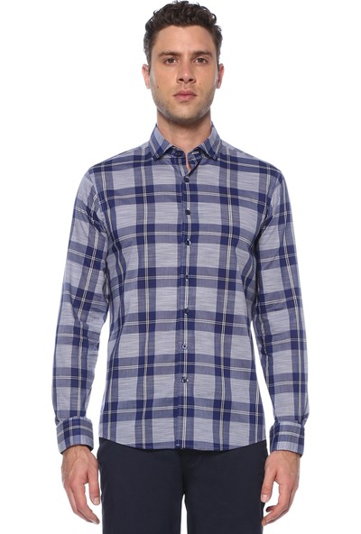 Network Erkek Regular Fit Lacivert Gömlek