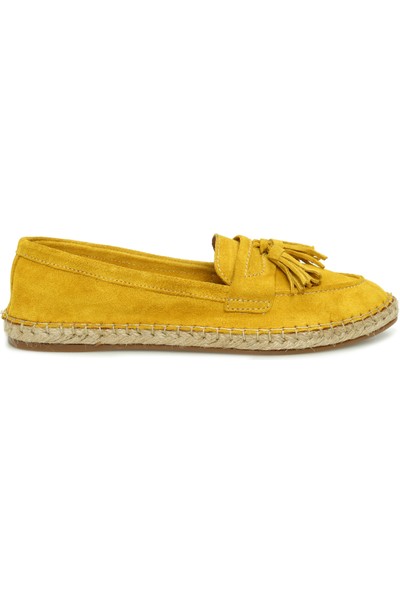 Divarese 5024224-488 Sarı Kadın Loafer
