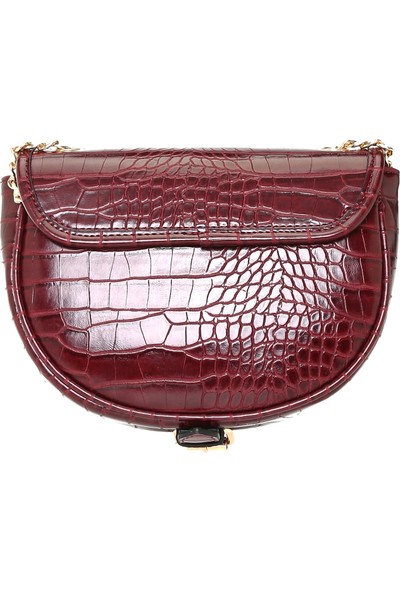 Divarese 5024004-089 Bordo Kadın Postacı Çantası