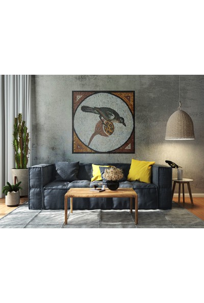 İbla Mosaic Arts Bıldırcın Serçesi Mermer Mozaık İbla Mosaic Arts Bıldırcın Serçesi Mermer Mozaık