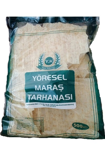 Yaşar Kökenöz Yöresel Maraş Tarhanası 500 gr x 20'i 10 kg Yaşar Kökenöz Yöresel Maraş Tarhanası 500 gr x 20'i 10 kg