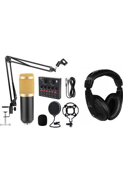 Voce V8 Ses Kartlı Studio Kayıt Seti Voce V8 Ses Kartlı Studio Kayıt Seti