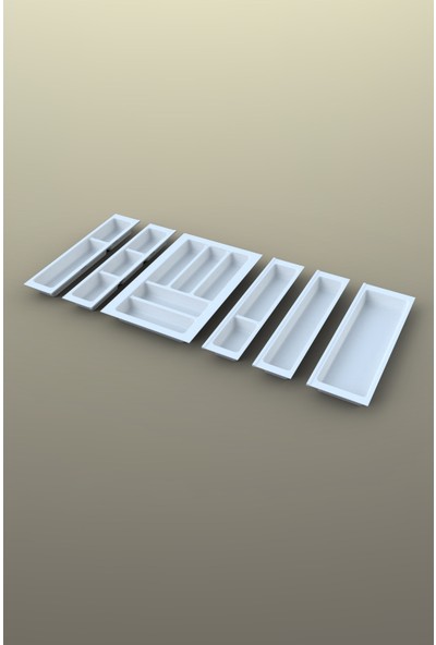 Adilon Mutfak Çekmece Içi Kaşıklık 84 cm x 48 cm (Yanlar ve Boydan 4,5 cm Kesilebilir)-Beyaz Adilon Mutfak Çekmece Içi Kaşıklık 84 cm x 48 cm (Yanlar ve Boydan 4,5 cm Kesilebilir)-Beyaz