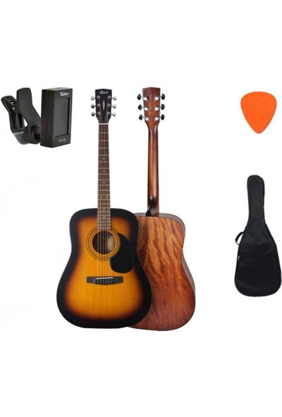 Cort AD810SSB Akustik Gitar Set (Akort Cihazı + Kılıf + Pena) Cort AD810SSB Akustik Gitar Set (Akort Cihazı + Kılıf + Pena)