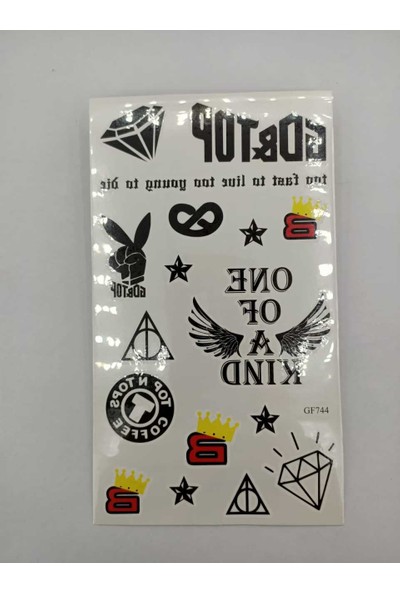 HENO BUTİK Elmas Yıldız Karışık Dövme