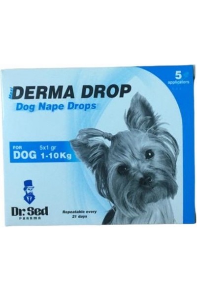 Dr. Sed Derma Drop Köpek Ense Damlası 1-10 kg Dr. Sed Derma Drop Köpek Ense Damlası 1-10 kg