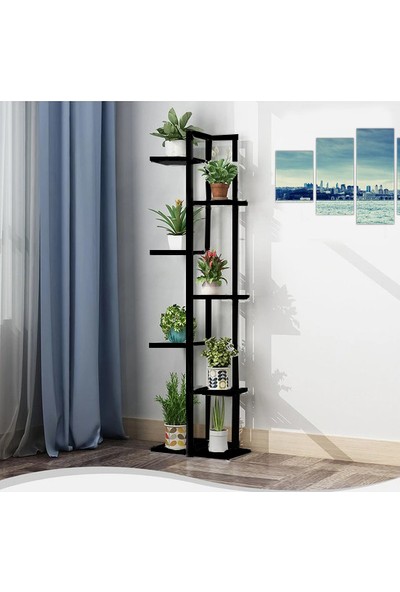 Boss Group Çiçeklik 7 Bölmeli Raf Boss Group Çiçeklik 7 Bölmeli Raf