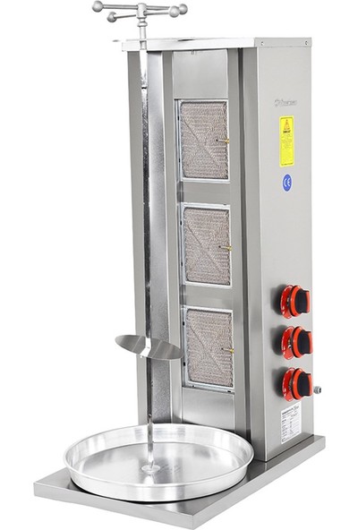Himaksan Endüstriyel Sanayi Tipi Lpg Tüplü 3 Radyanlı Döner Ocağı
