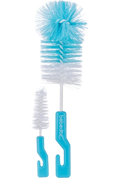 Bebedor Biberon ve Emzik Temizleme Fırça Seti Mavi Bebedor Biberon ve Emzik Temizleme Fırça Seti Mavi