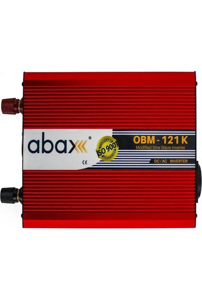 Abax OBM-121K 12 V 1000 W Modifiye Sinüs Inverter Abax OBM-121K 12 V 1000 W Modifiye Sinüs Inverter
