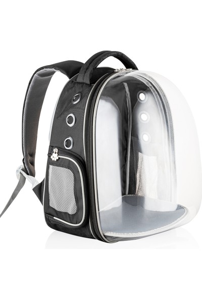Pet Club Şeffaf Astronot Kedi Köpek Taşıma Çantası Siyah Pet Club Şeffaf Astronot Kedi Köpek Taşıma Çantası Siyah