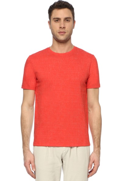 Network Erkek Slim Fit Nar Çiçeği Tshirt