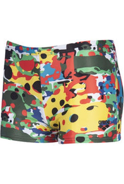 Arena B Camouflage Jr Short Çocuk Çok Renkli Yüzücü Mayosu 002952500