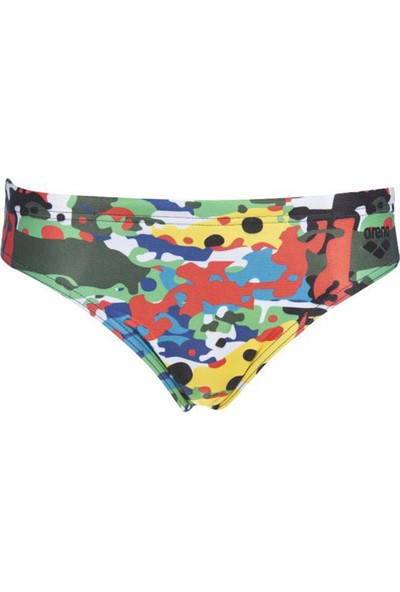 Arena B Camouflage Jr Brief Çocuk Çok Renkli Yüzücü Mayosu 002955500
