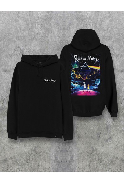 Darkia Rick And Morty Ön Arka Baskılı Kapşonlu Özel Tasarım Hoodie Darkia Rick And Morty Ön Arka Baskılı Kapşonlu Özel Tasarım Hoodie