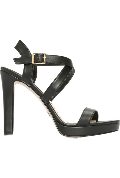 Divarese 5022959-052 Siyah Kadın Sandalet