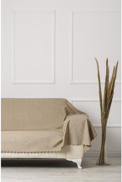 Velerde Home Battal Boy Kollarınıda Kapatan Çift Taraflı Çekyat Koltuk Örtüsü Şalı